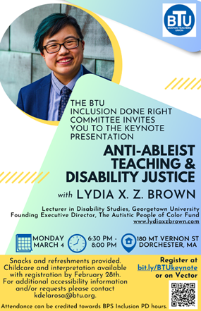 Inclusion Done Right Committee: Anti-Ableist Teaching and Disability ...